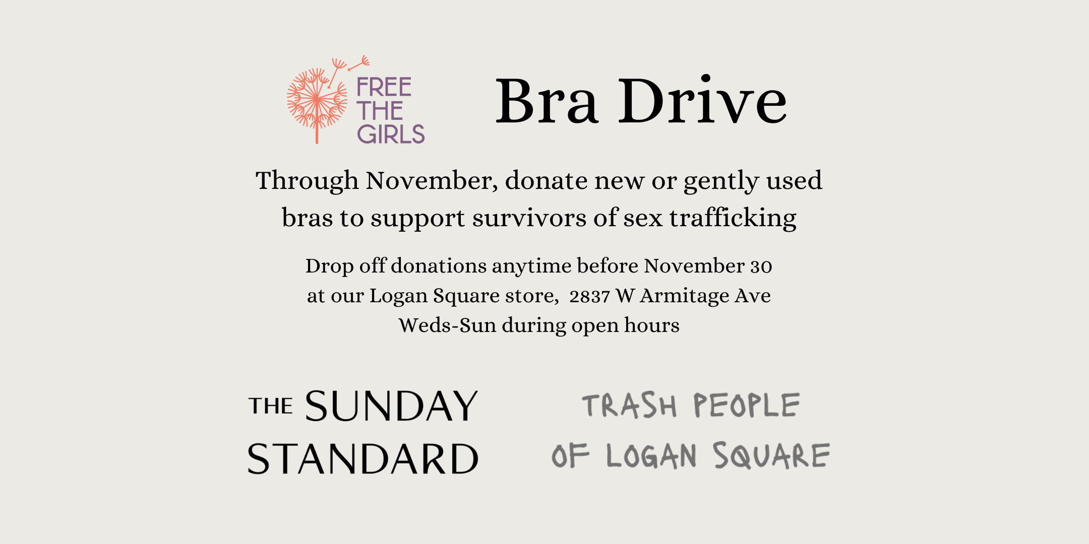 Free the Girls Bra Drive – The Sunday Standard
